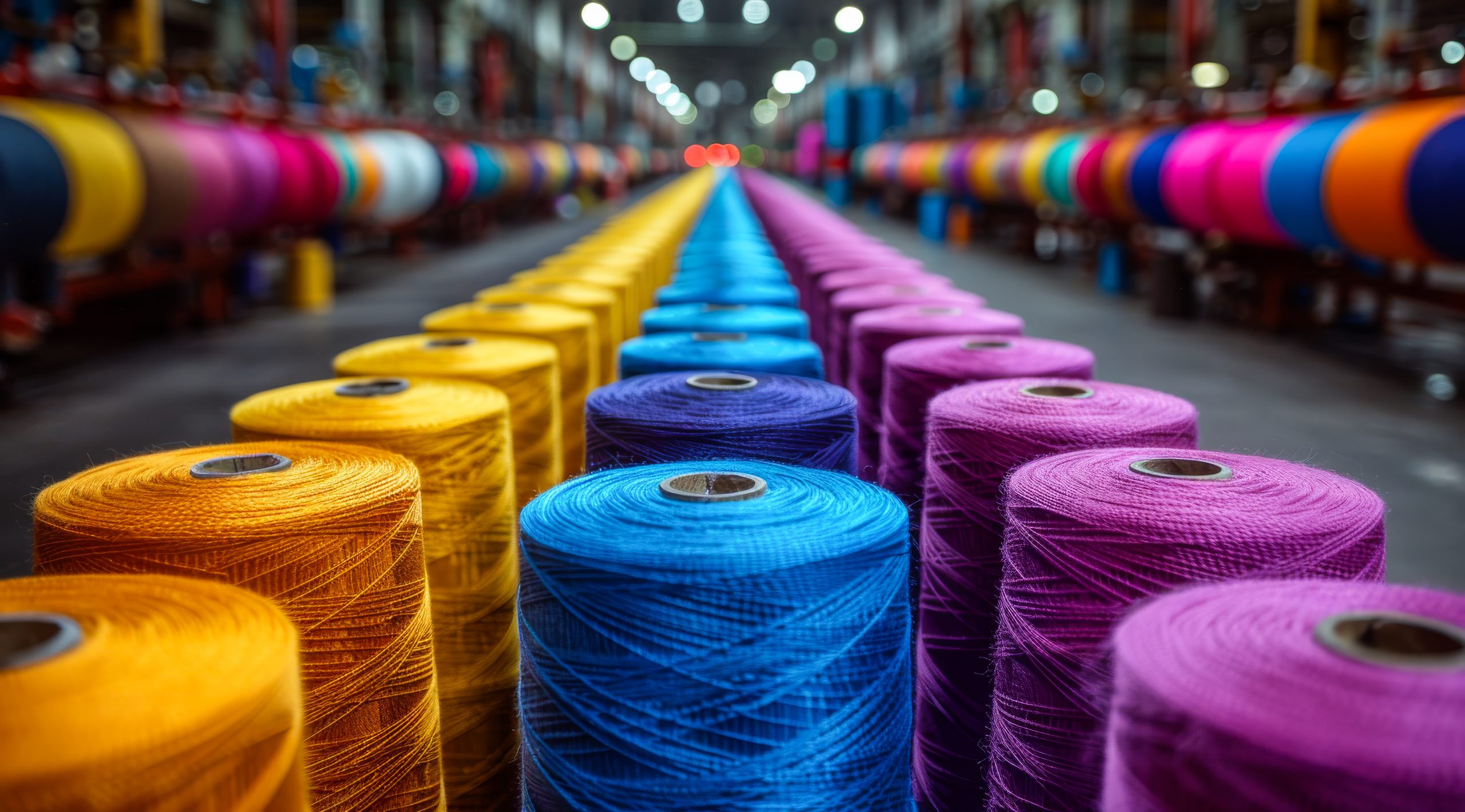 Processus de stockage des fils textiles - Ikeuchi